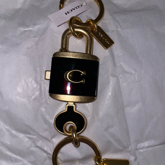 Coach | Accessories | Coach Lock And Key Key Chainspurse Fob | Poshmark